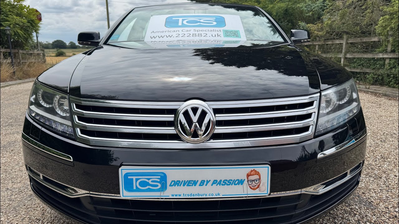 2013 Volkswagen Phaeton 4Motion TDI in Deep Black Pearl with Anthracite ...