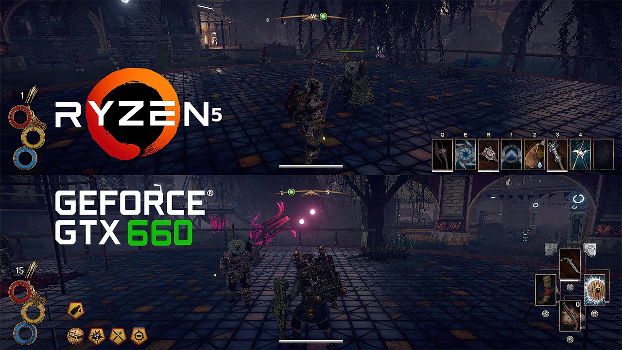 Outward Split Screen - Performance Test | 1080 | Ryzen 5 2600X + GTX ...