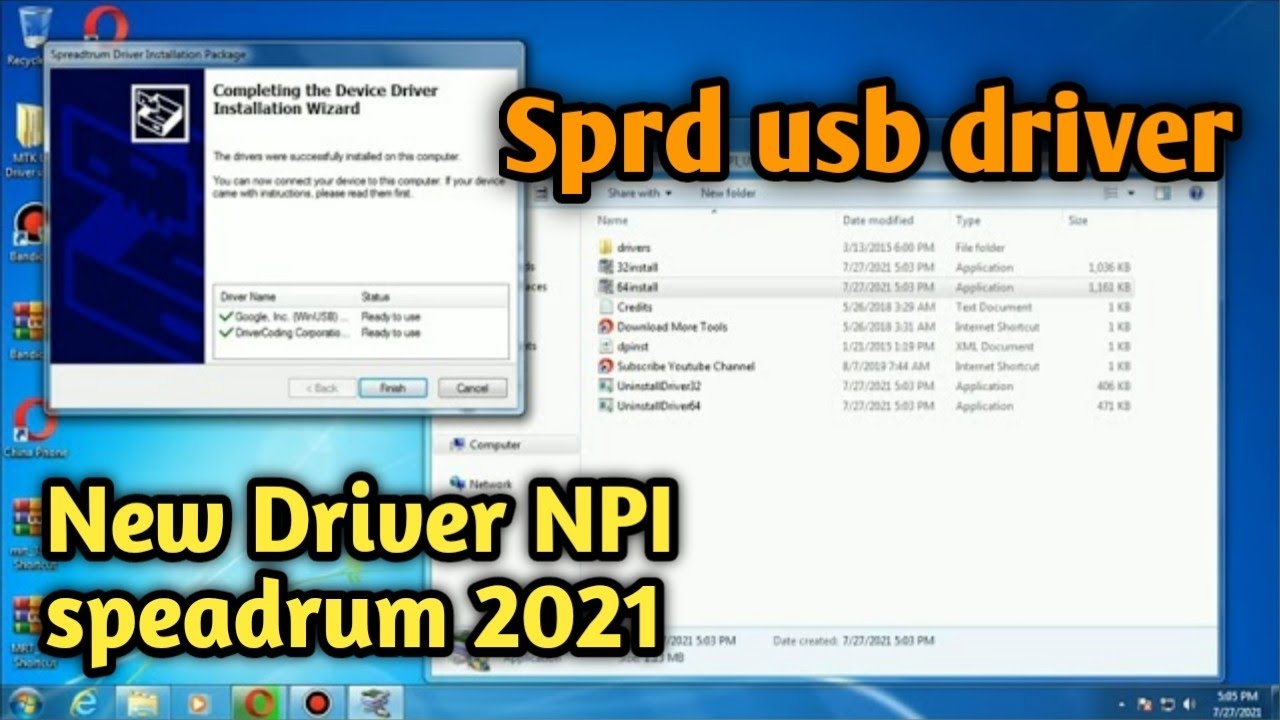 SPRD USB DRIVER || NPI SPRD USB DRIVER NEW 2021 - YouTube
