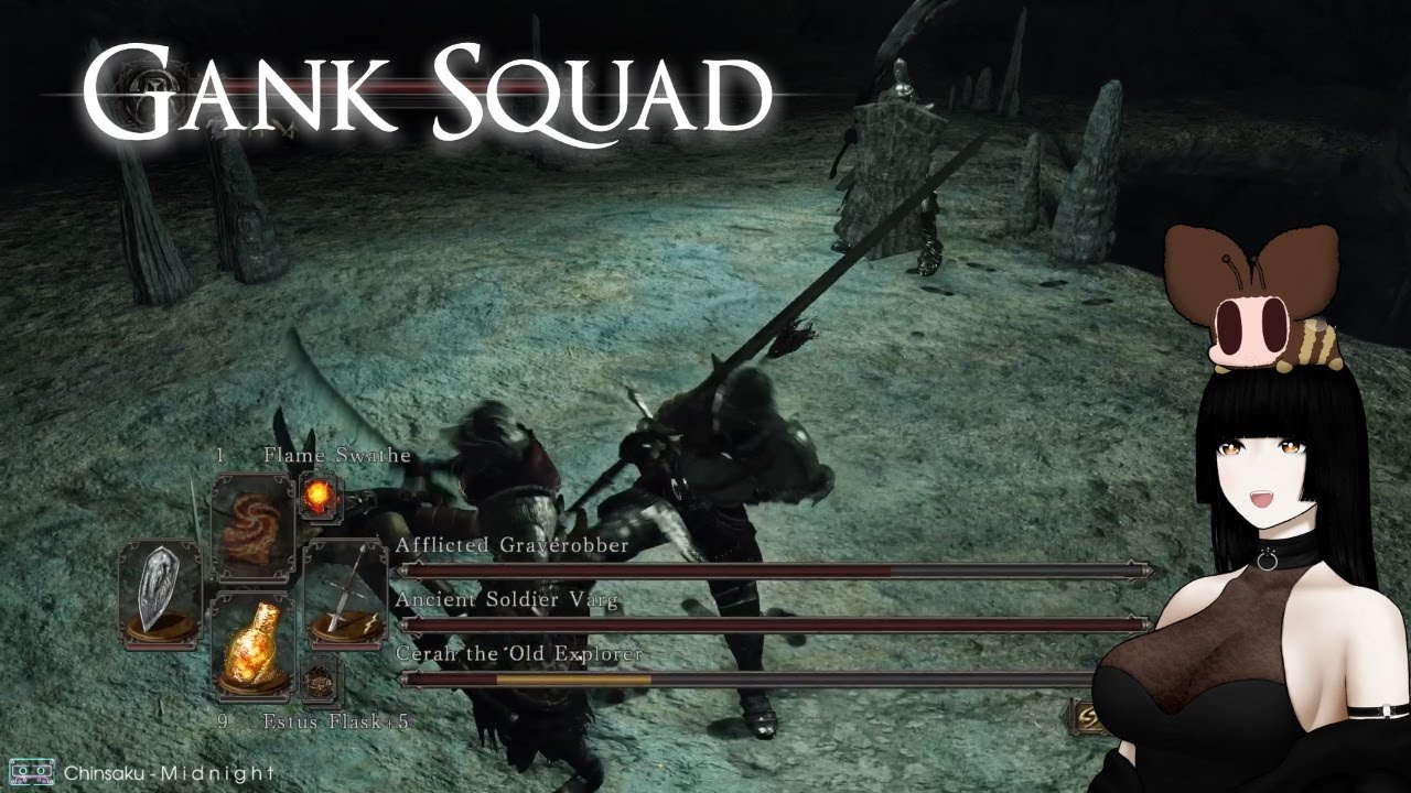 Dark Souls 2's most bizarre boss fight. - Graverobber, Varg, Cerah Gank ...