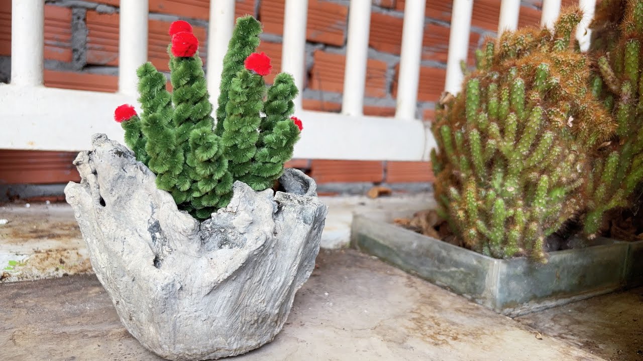 ABC TV | How To Make Fairy Castle Cactus With Pipe Cleaner - Craft ...