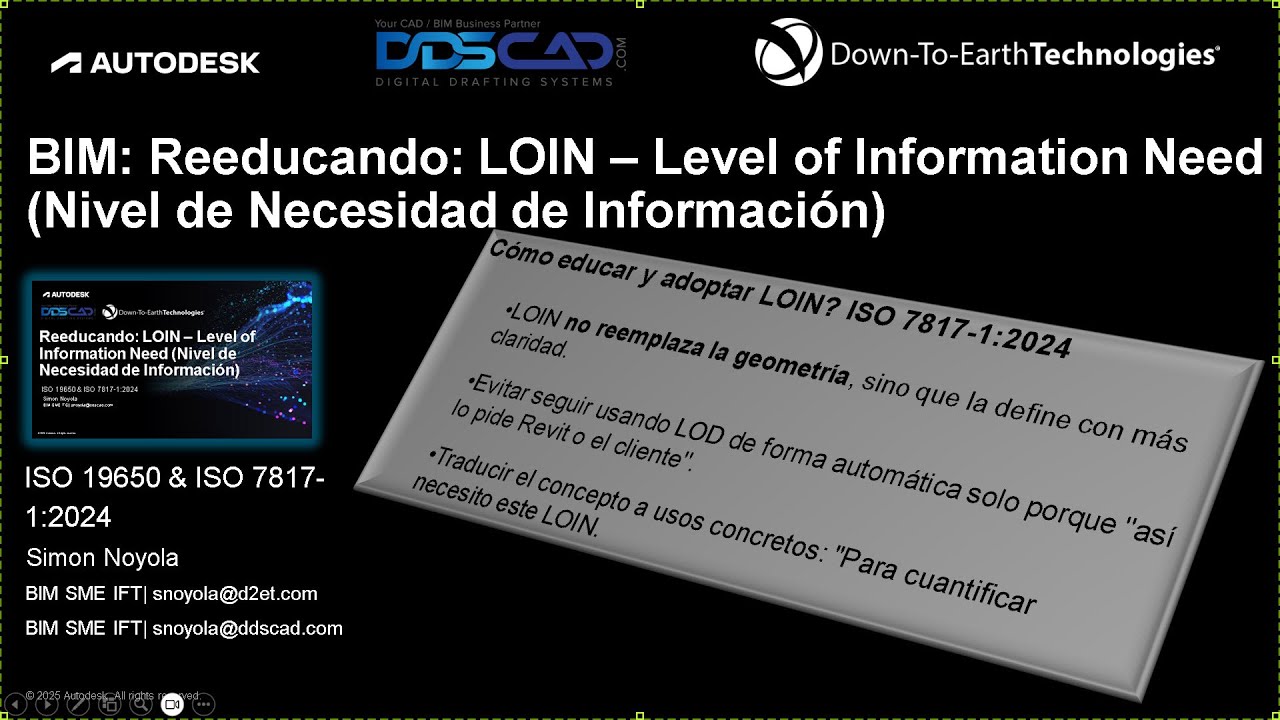 BIM Reeducando LOIN – Level of Information Need ISO 7817 1 2024 - YouTube