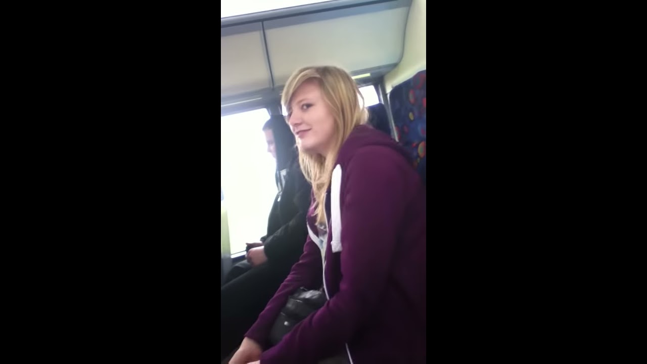 Staring on bus - YouTube