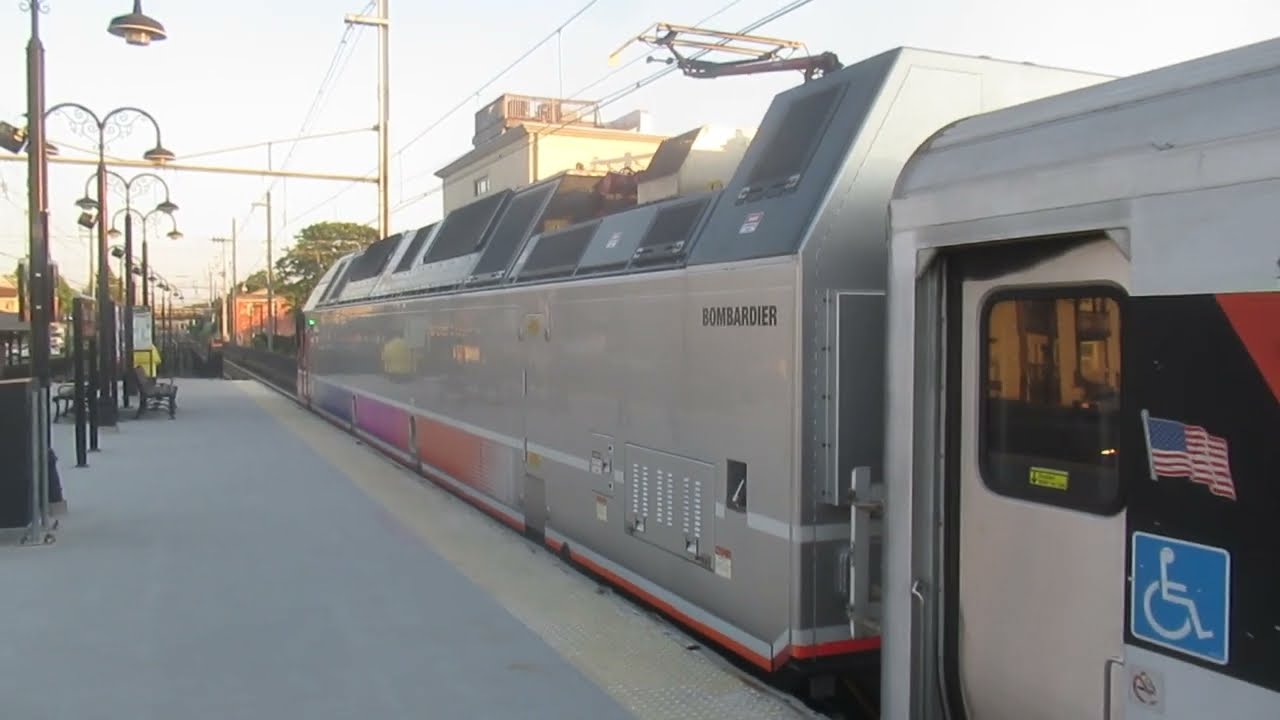 NJ Transit North Jersey Coast Line Train #3271 Departing South Amboy ...