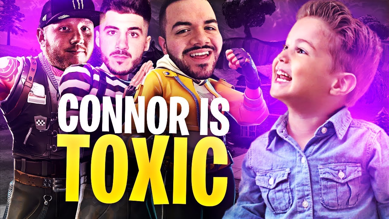 CONNOR IS TOXIC!! W/ NICKMERCS & COURAGE!! | Fortnite Battle Royale ...