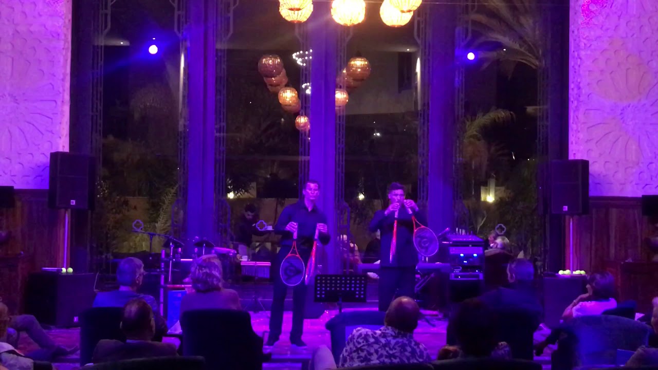 Concert for two tennis players with orchestra. Strauss. - YouTube