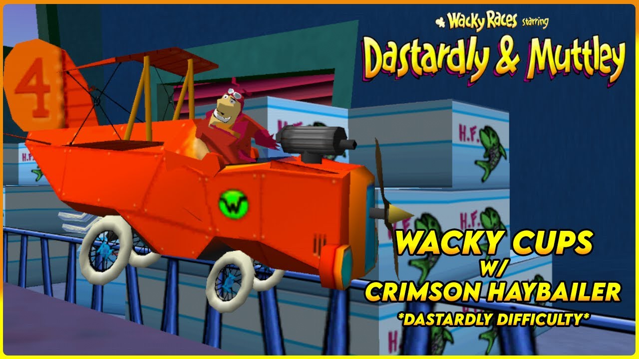 Wacky Races PS2 - Wacky Cups w/ Crimson Haybailer (Dastardly Difficulty ...