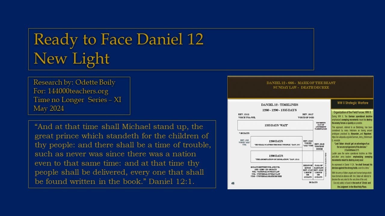 Ready to Face Daniel 12 - XI - YouTube