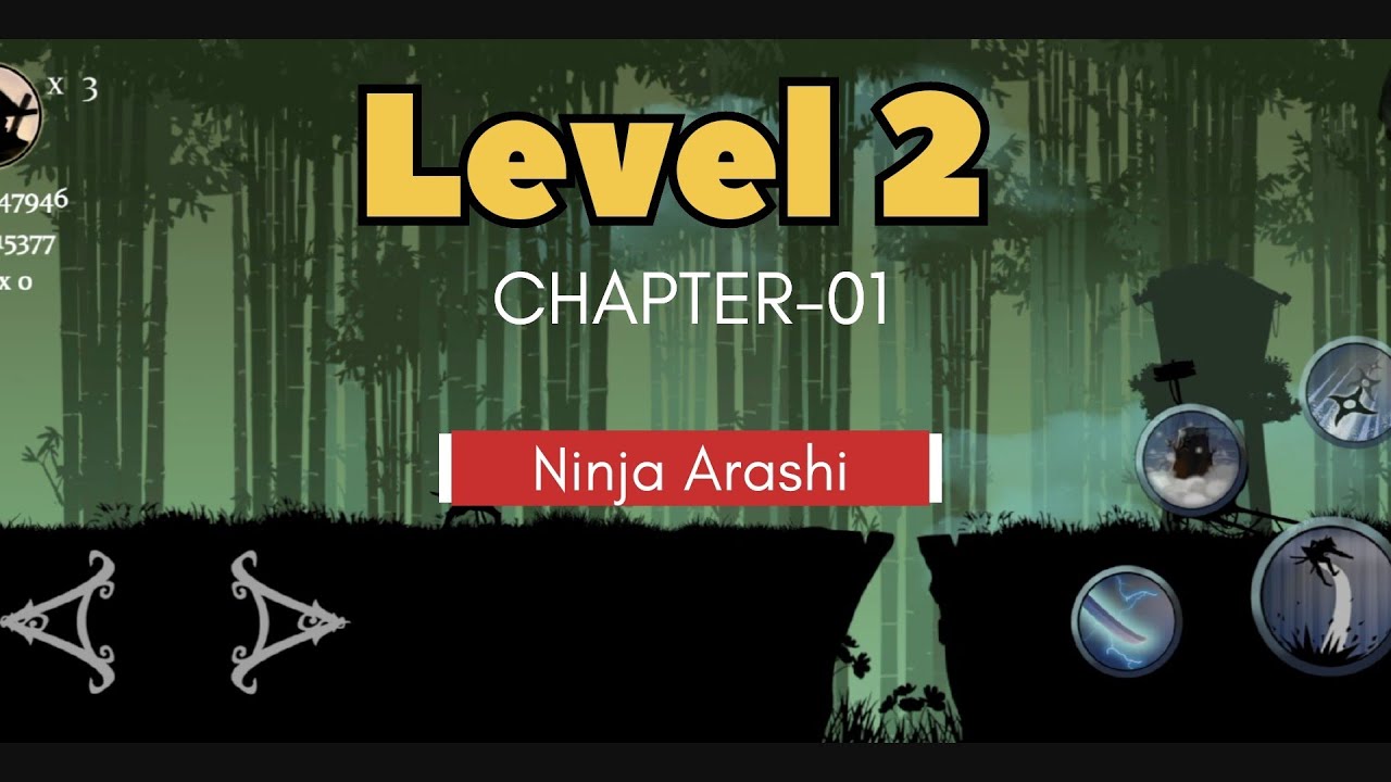 Ninja Arashi Gameplay | Chapter 1| Level 2 | Indojin Gamer - YouTube