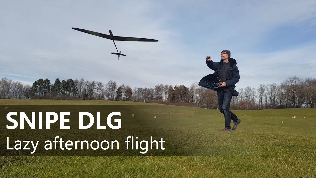 Snipe DLG - Lazy afternoon flight in the park - YouTube