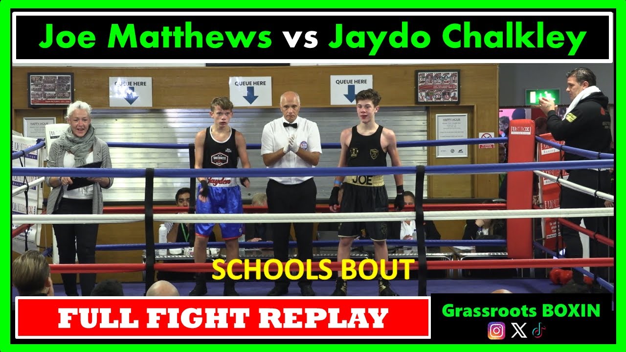 Joe Matthews vs Jaydo Chalkley FULL FIGHT - Guildford City Boxing ...