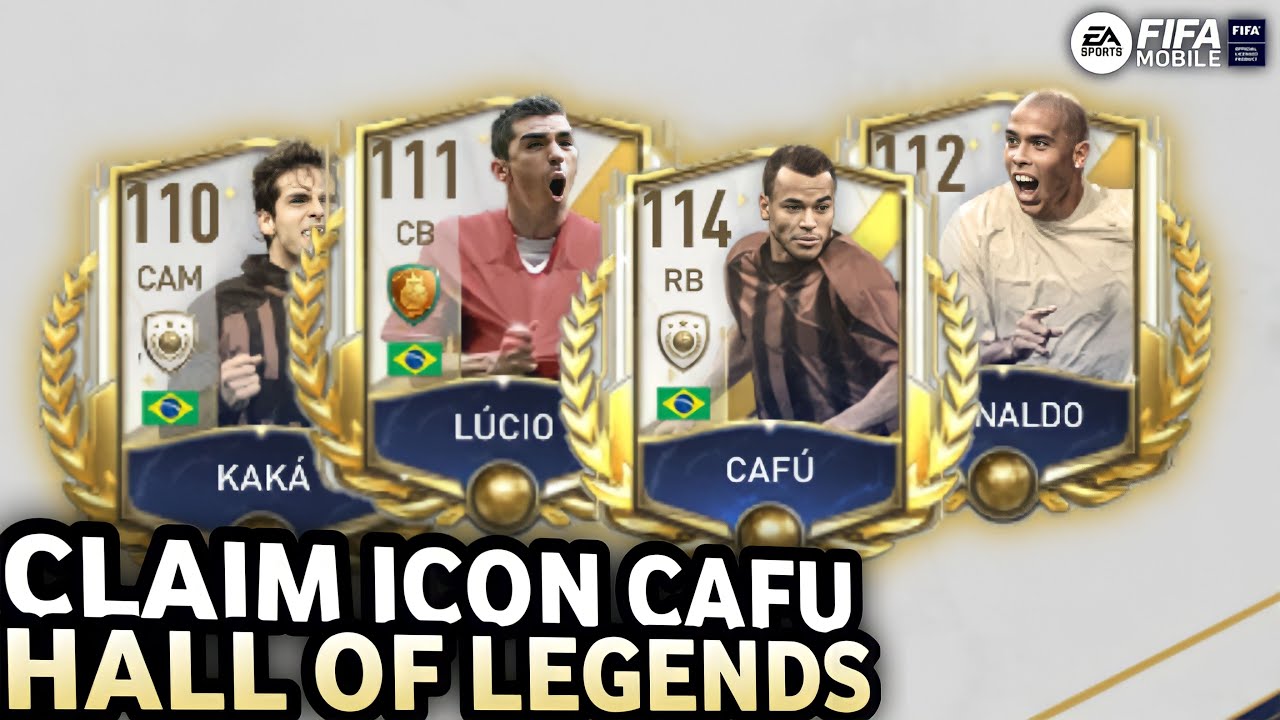 CLAIM DAN REVIEW ICON CAFU HALL OF LEGENDS!! - FIFA MOBILE - YouTube