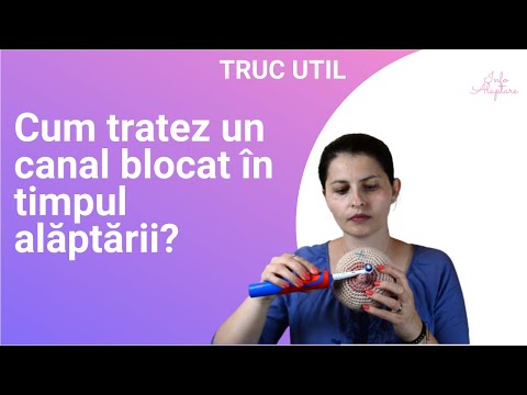 Cum tratez un canal blocat în timpul alăptării?