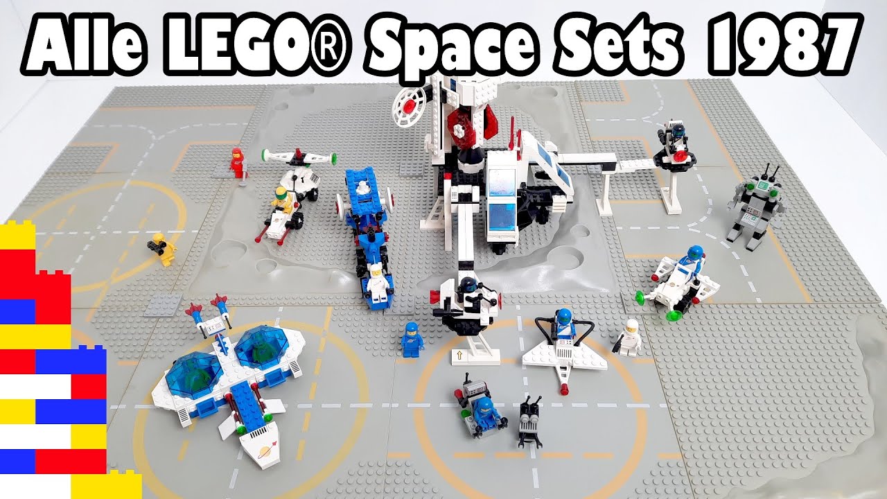 LEGO® Raumfahrt - ALLE Classic Space Sets aus 1987 [Theme] - YouTube