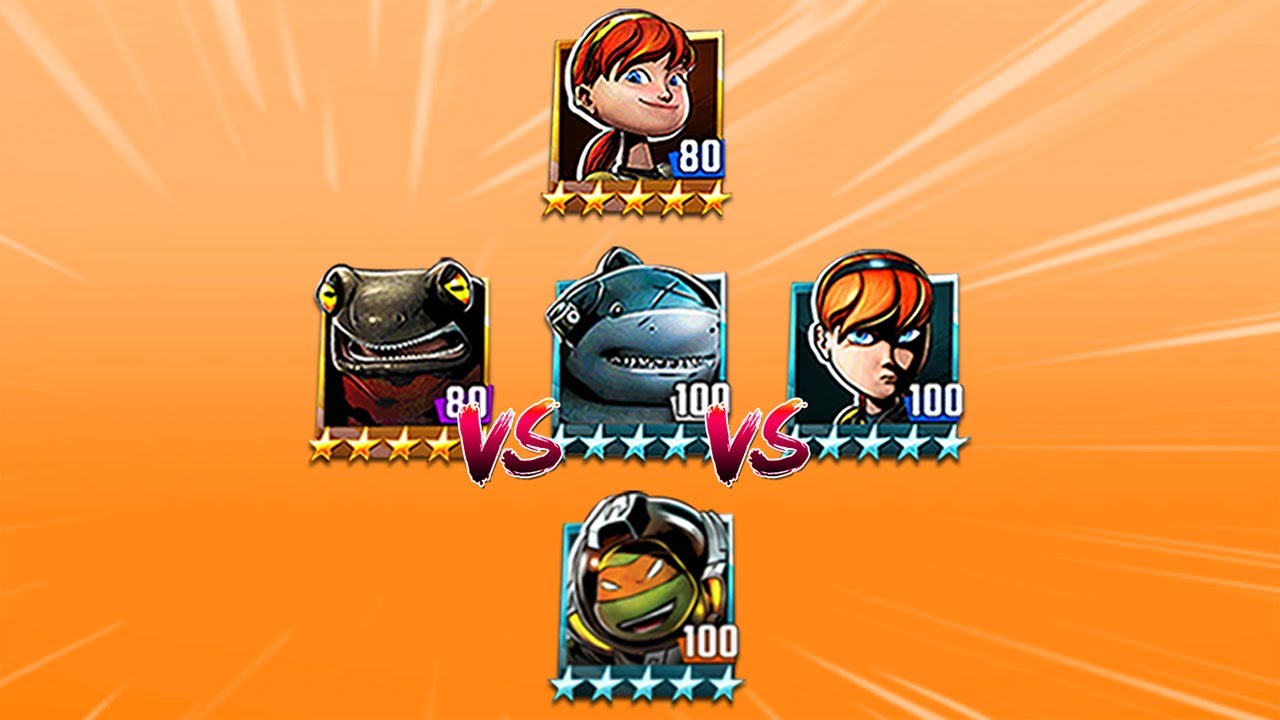 TMNT Legends April, Mikey Space, April Kunoichi, Newtralizer VS ...