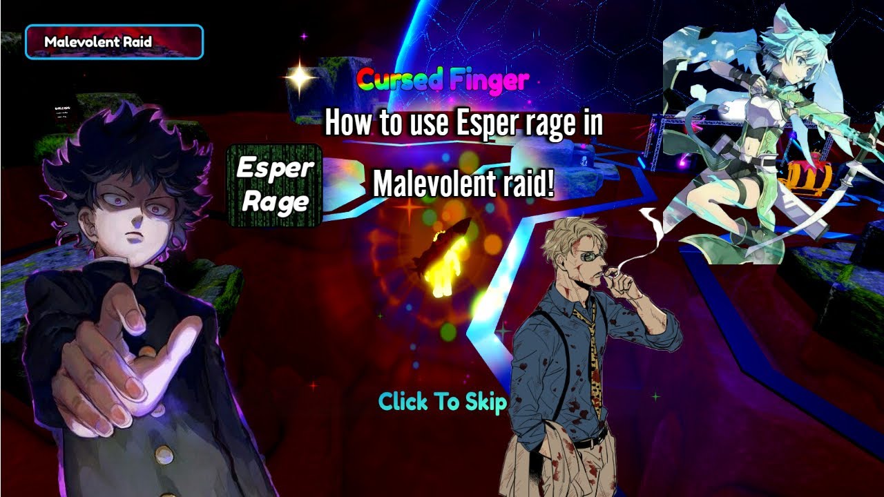How to use Esper rage in Malevolent raid! | allstartowerdefense | raid ...