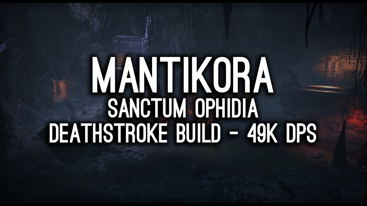 Mantikora Sanctum Ophidia - Morrowind ESO - YouTube