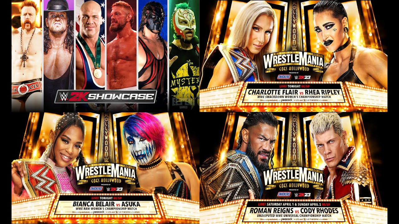 WWE 2K24 Showcase Mode Matches 19-21 + Bonus Rumble - YouTube