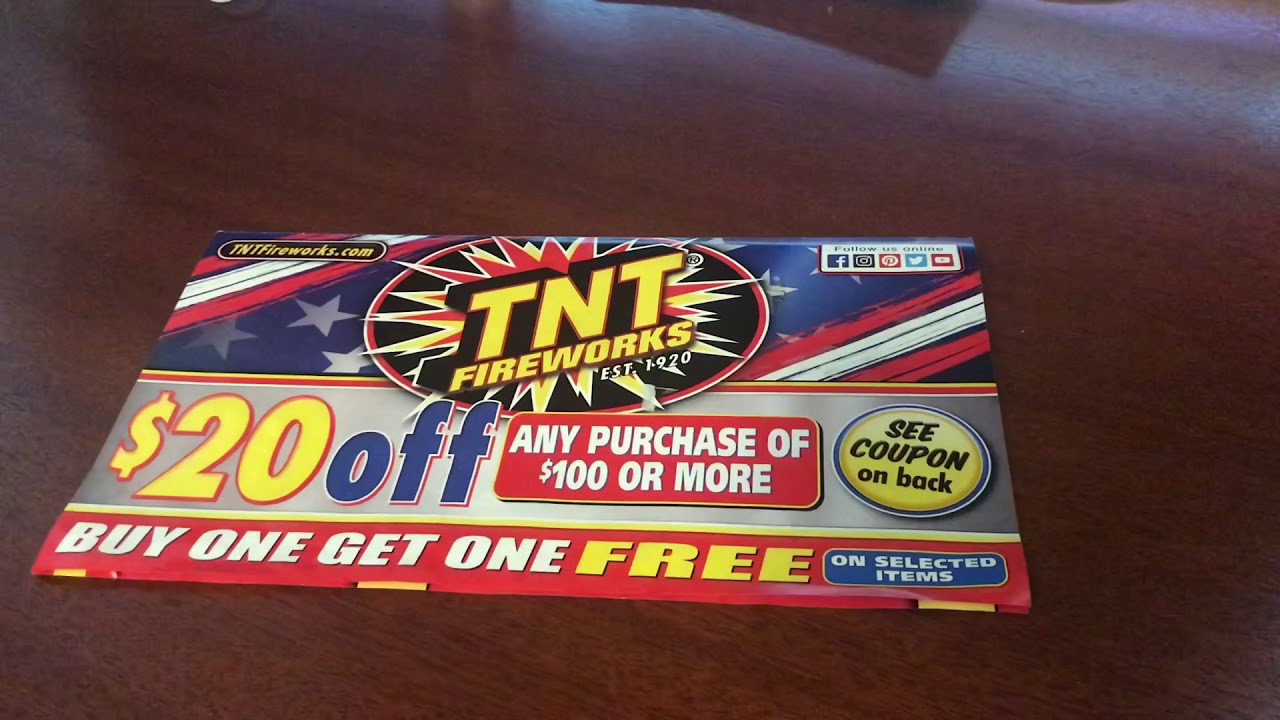2018 Fireworks Stash Planning- TNT - YouTube