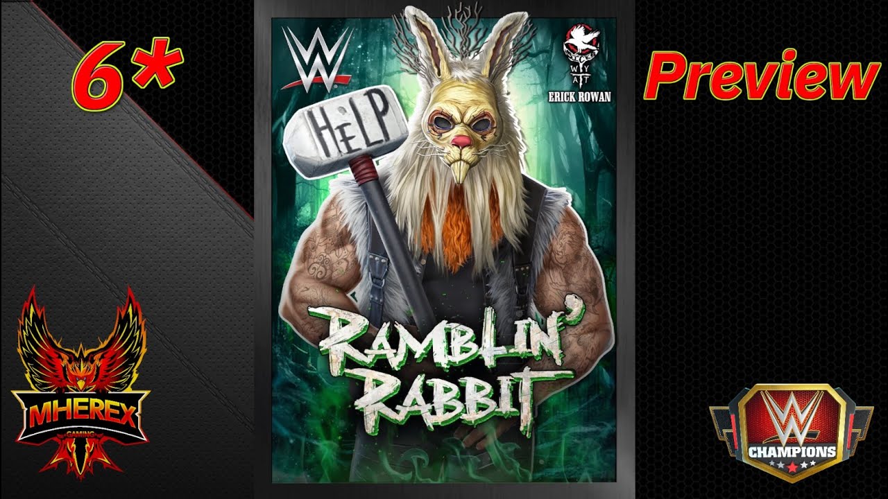 6* Preview Erik Rowan "Ramblin' Rabbit" Great A Tier Superstar - YouTube