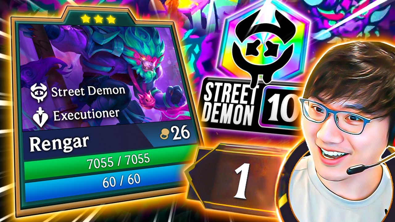 1 HP Comeback with 10 Street Demon Rengar 3 (7,000 HP One-Shot Machine ...