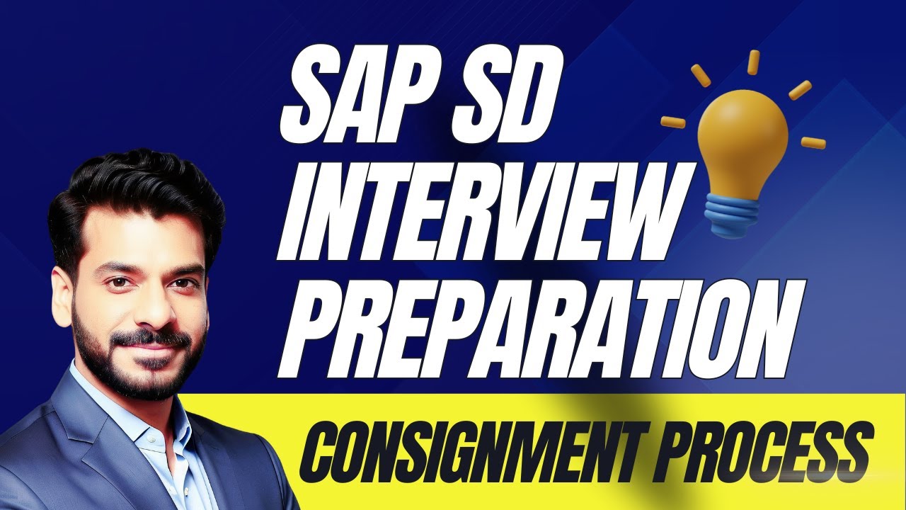SAP SD Interview Preparation: Consignment Process in SAP SD - YouTube