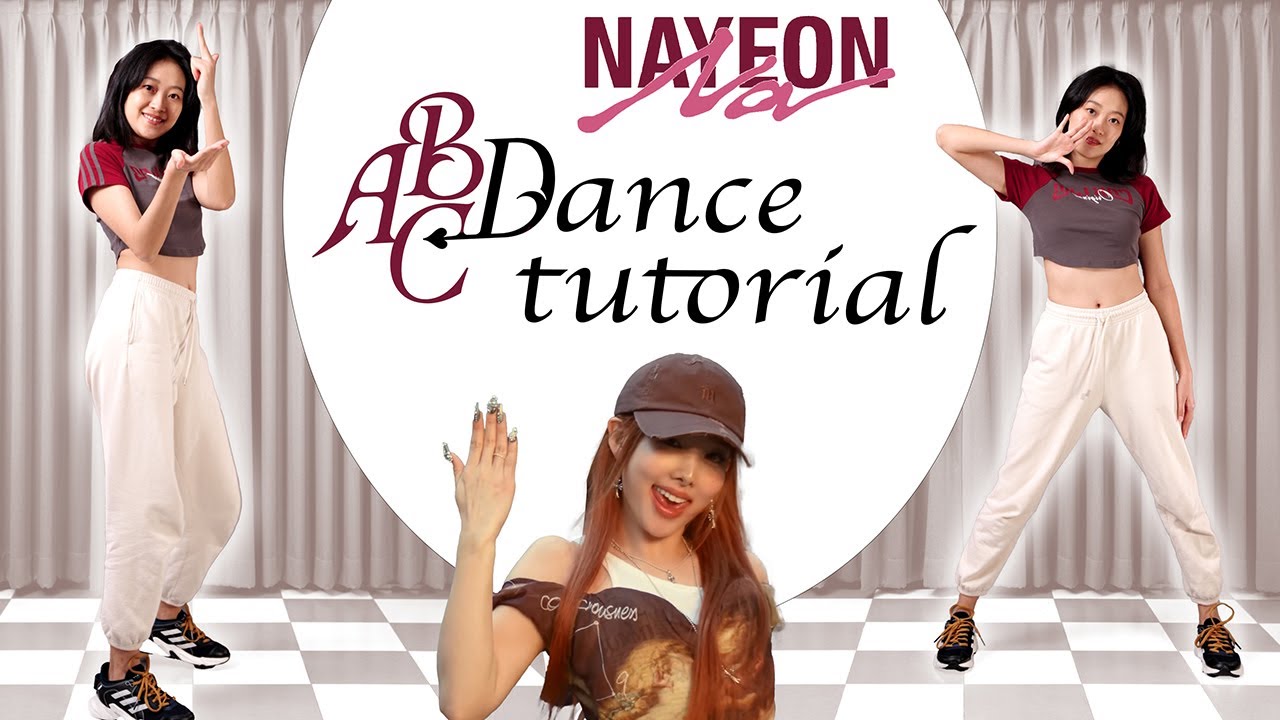 NAYEON "ABCD" dance tutorial, slowed, mirrored - YouTube
