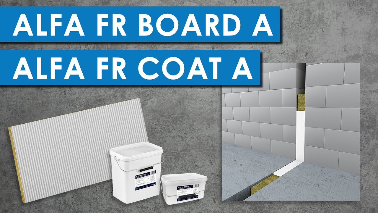 Płyta ALFA FR BOARD A oraz farba ALFA FR COAT A - ZABEZPIECZENIE ...