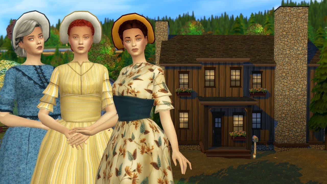 *NEW CHALLENGE* Sims 4 Simerican Settlers Challenge - The 1860s ...