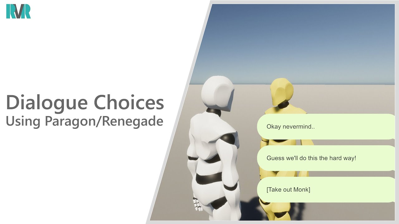 Game Creator - Moral Dialogue Choices (like Mass Effect) - YouTube