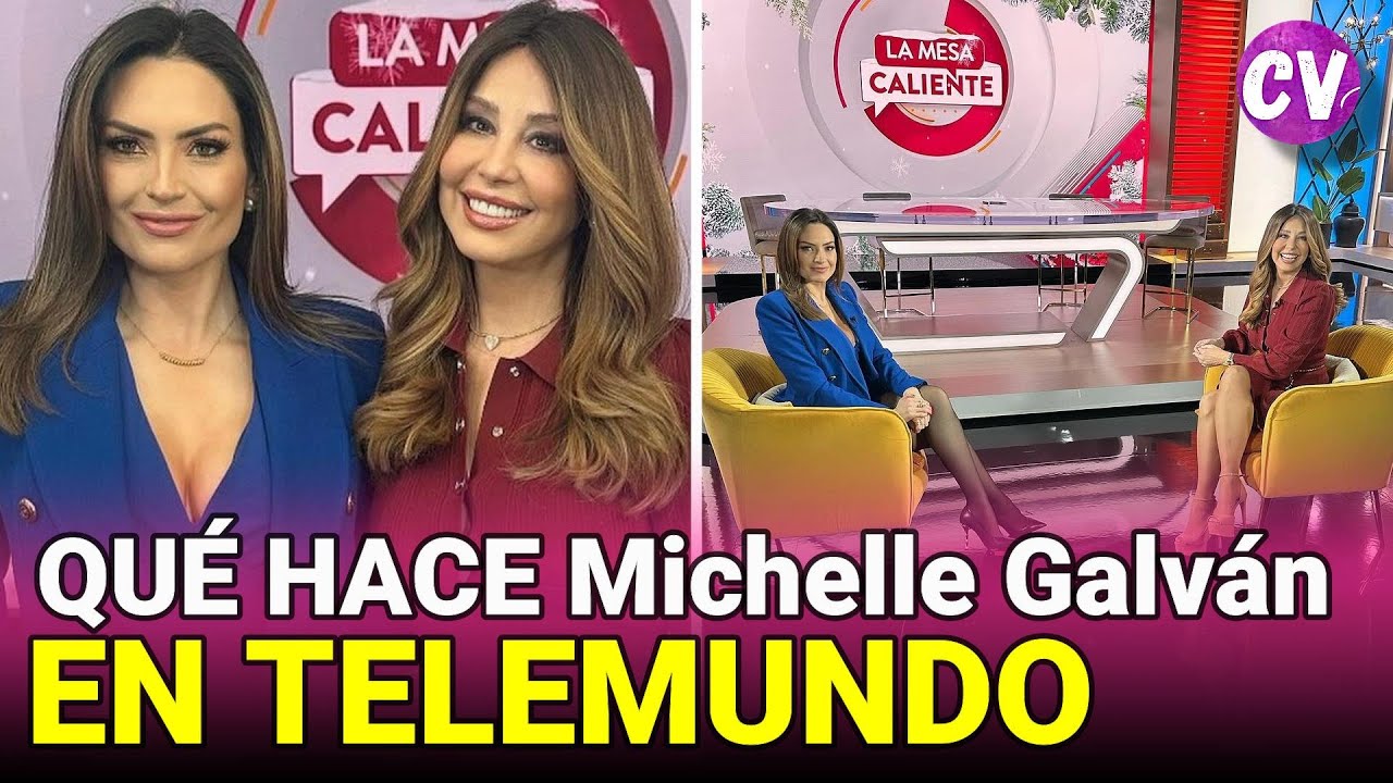 Michelle Galván de Primer impacto EN LOS ESTUDIOS de Telemundo 👆👆 - YouTube