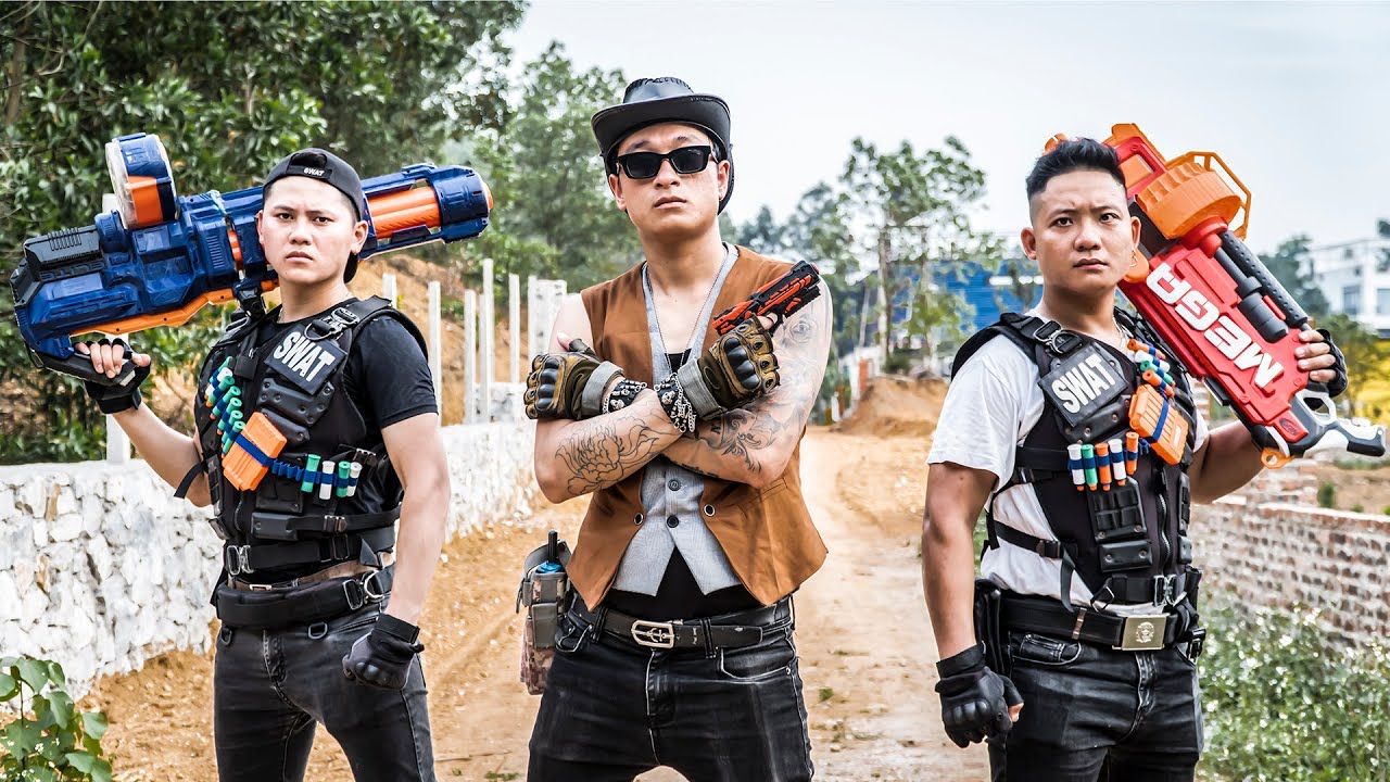 Alpha Nerf War : Special Agent SEAL X Warriors Nerf Guns Fight Dr Lee ...