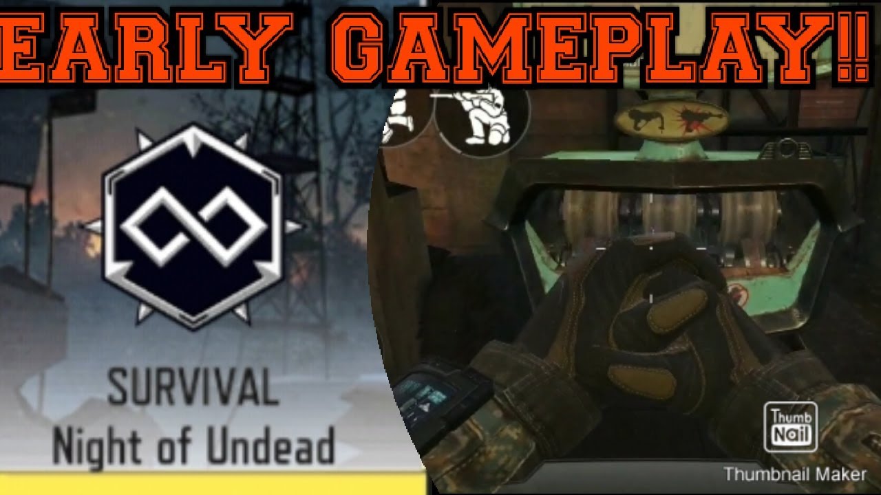 NEW Night Of Undead Map Gameplay In Call of Duty Mobile! | COD Mobile ...
