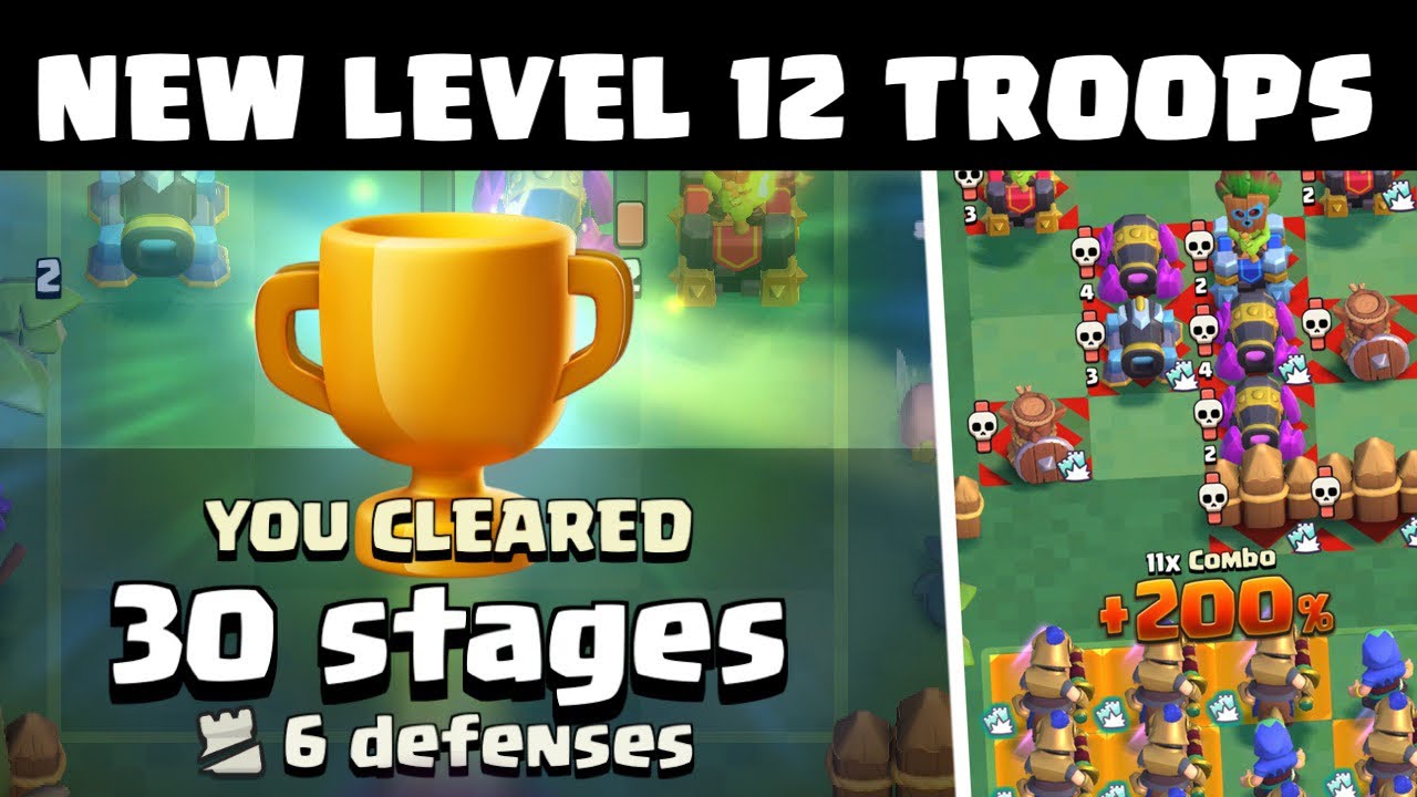 LEVEL 12 TROOPS GAMEPLAY [30 STAGES in LEGENDARY 1] - YouTube