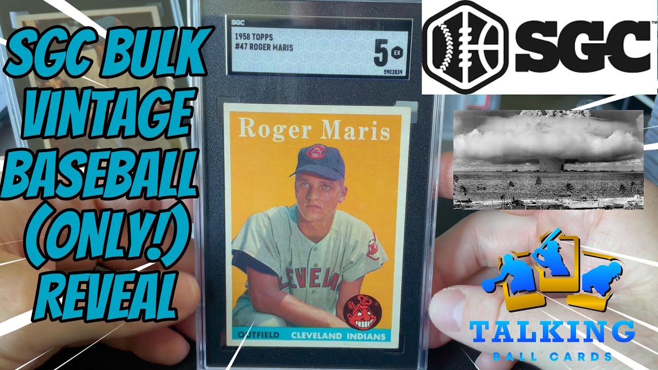 Sgc Bulk Vintage Baseball Card Grading Reveal! Mantle, Mays, Aaron
