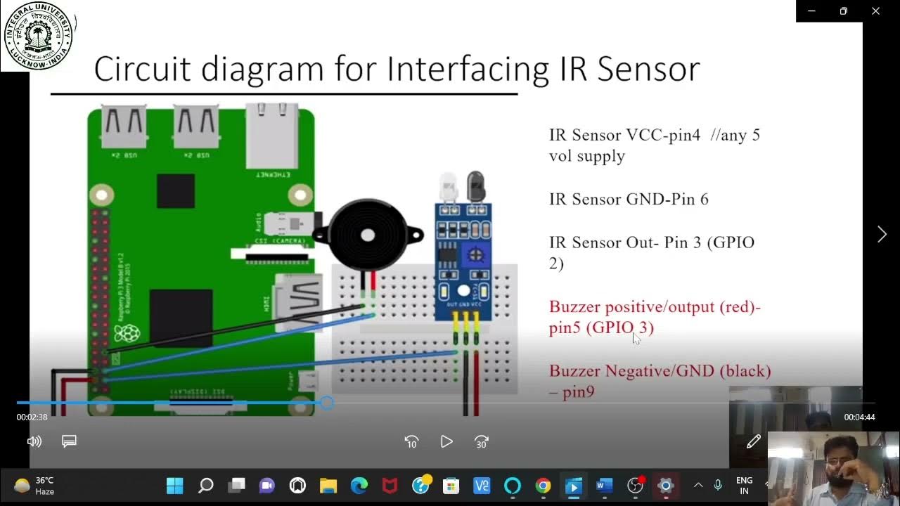 Raspberry Pi Programming using Python| IR Sensor - YouTube