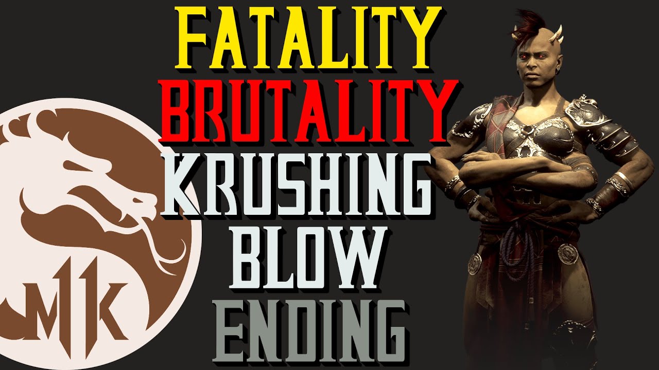 MK11 Aftermath SHEEVA: Fatality, Brutality, Fatal Blow, Krushing Blow ...