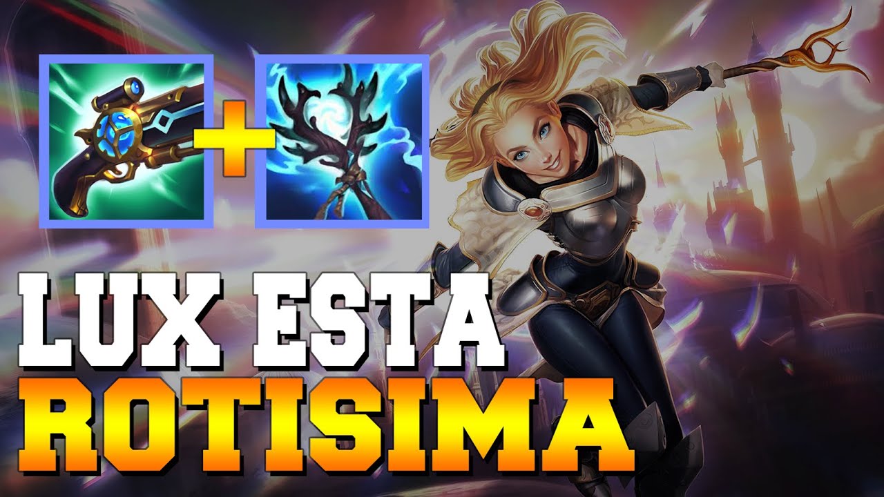 Simplemente LUX soporte ESTÁ ROTA - RANKED SOLOQ - YouTube