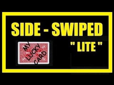 SIDE-SWIPED card magic trick - YouTube