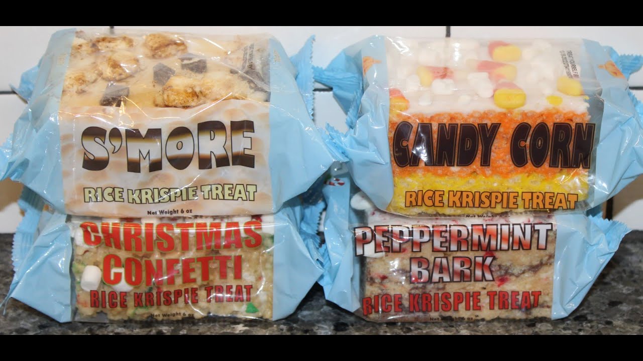 Treat House Rice Krispie Treat: Smore, Candy Corn, Christmas Confetti ...