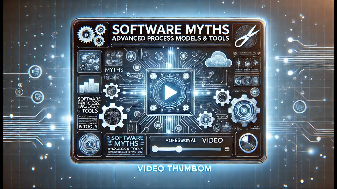 Lec 3 - Software Myths, Advanced Process Models & Tools Etc. - YouTube