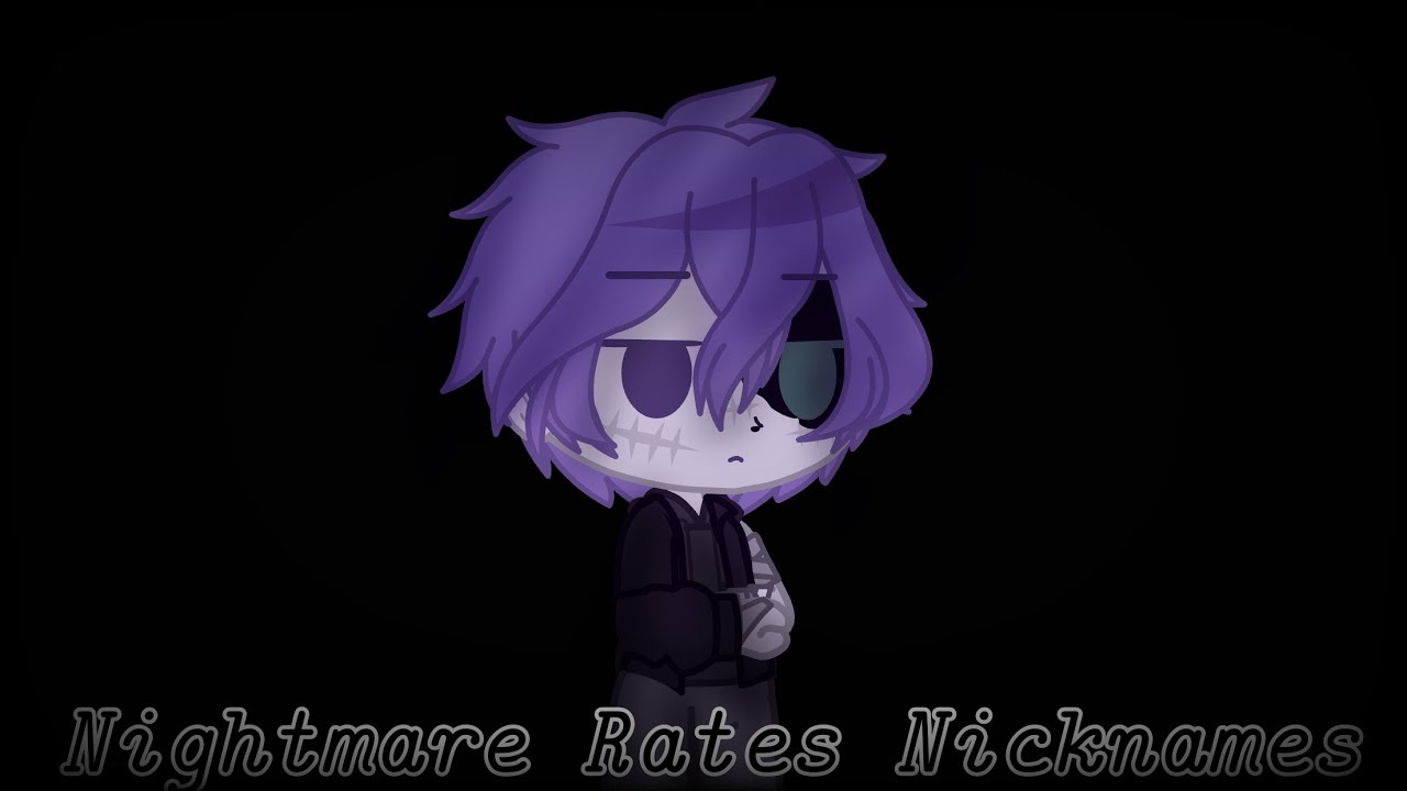 Nightmare Rates Nicknames // Nightmare Sans // Gacha Club // Sans AUs ...