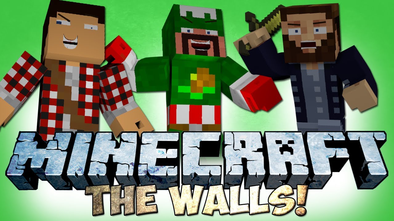 Minecraft: Mini-Game - The Walls! w/Friends! - YouTube