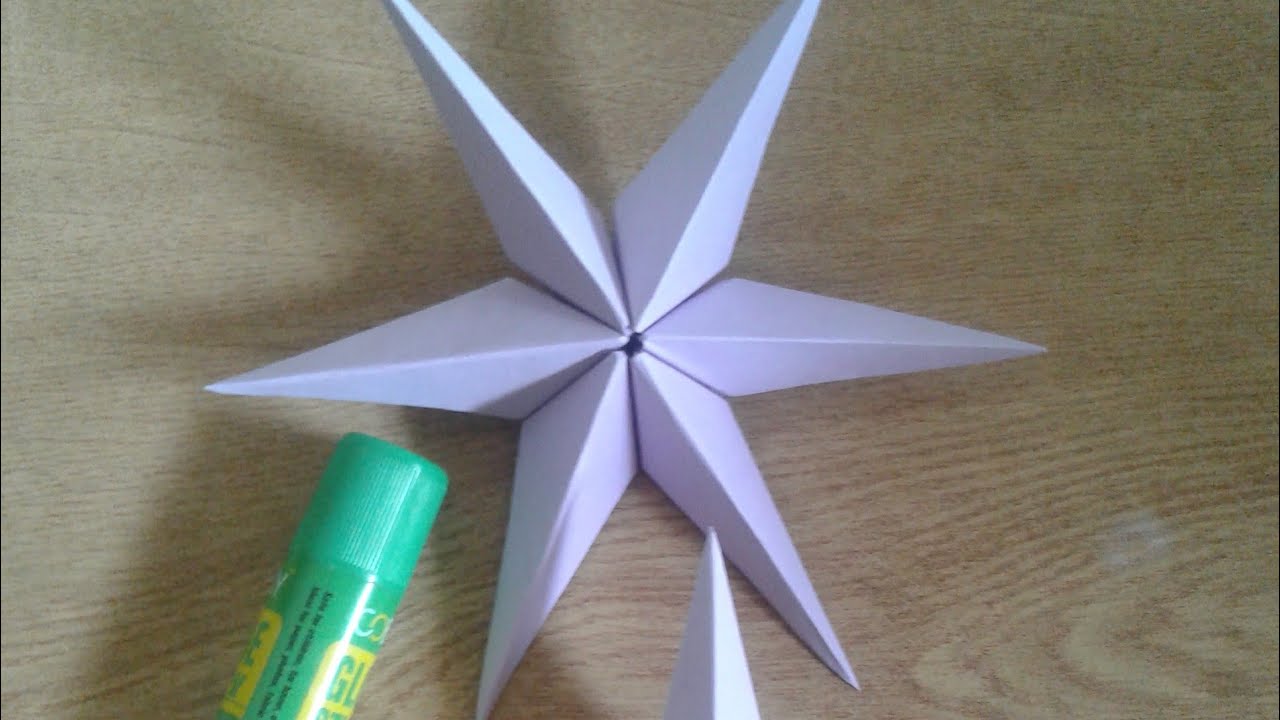 paper star/folding paper star⭐🌟 - YouTube