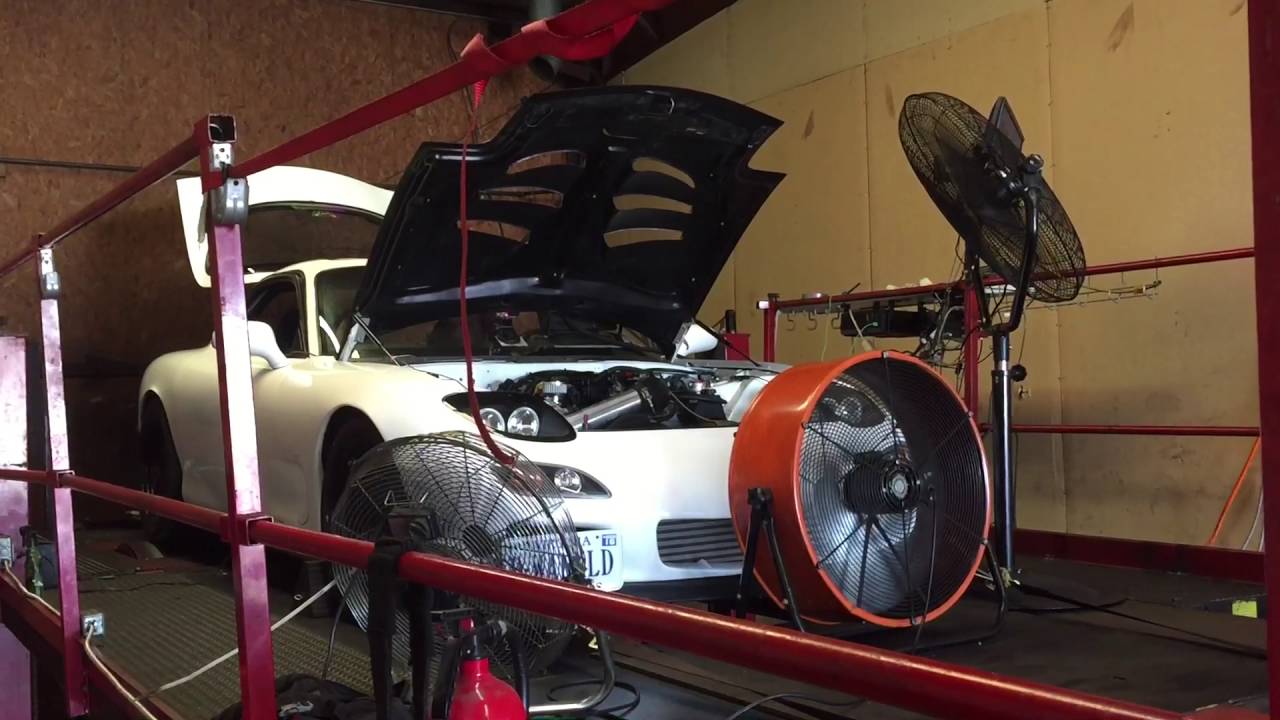 Rx7 dyno run - YouTube