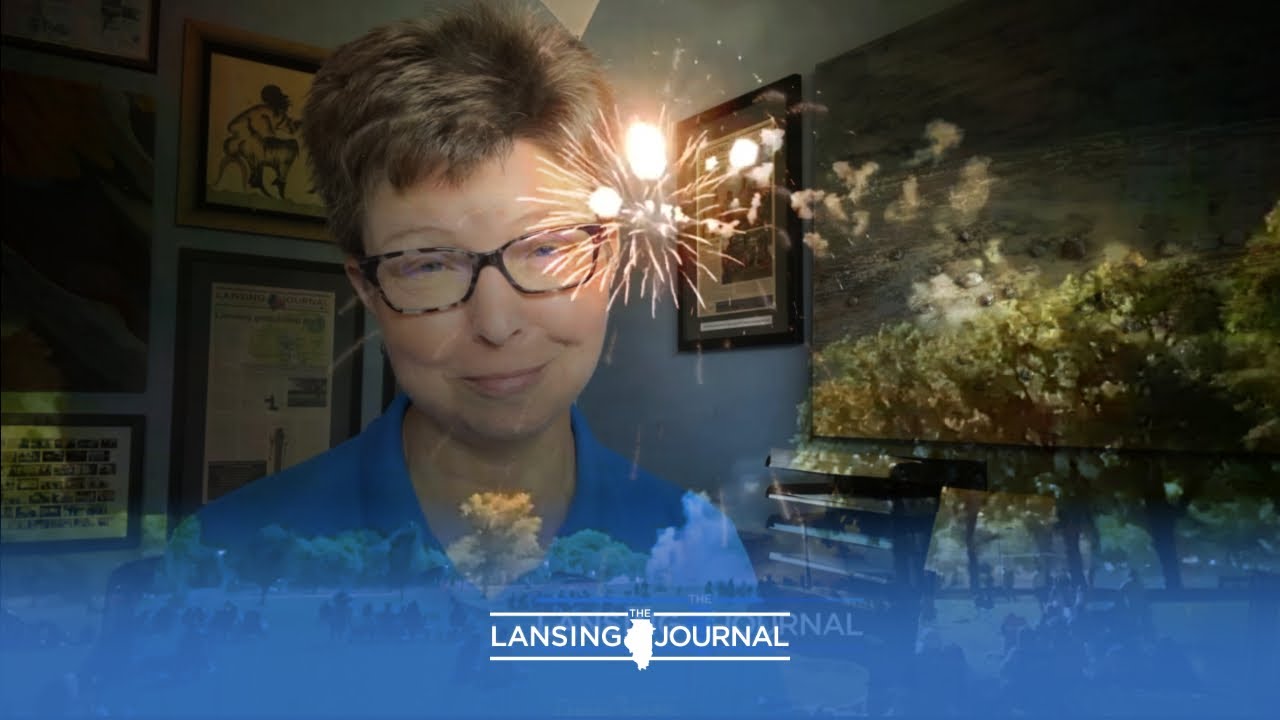 Lansing, Illinois, fireworks - blast from the past - YouTube