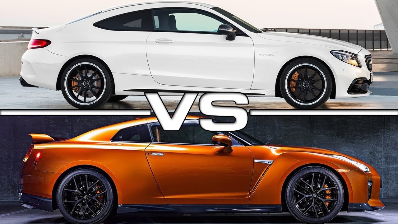 2019 Mercedes AMG C63 S Coupe vs 2018 Nissan GT-R - YouTube
