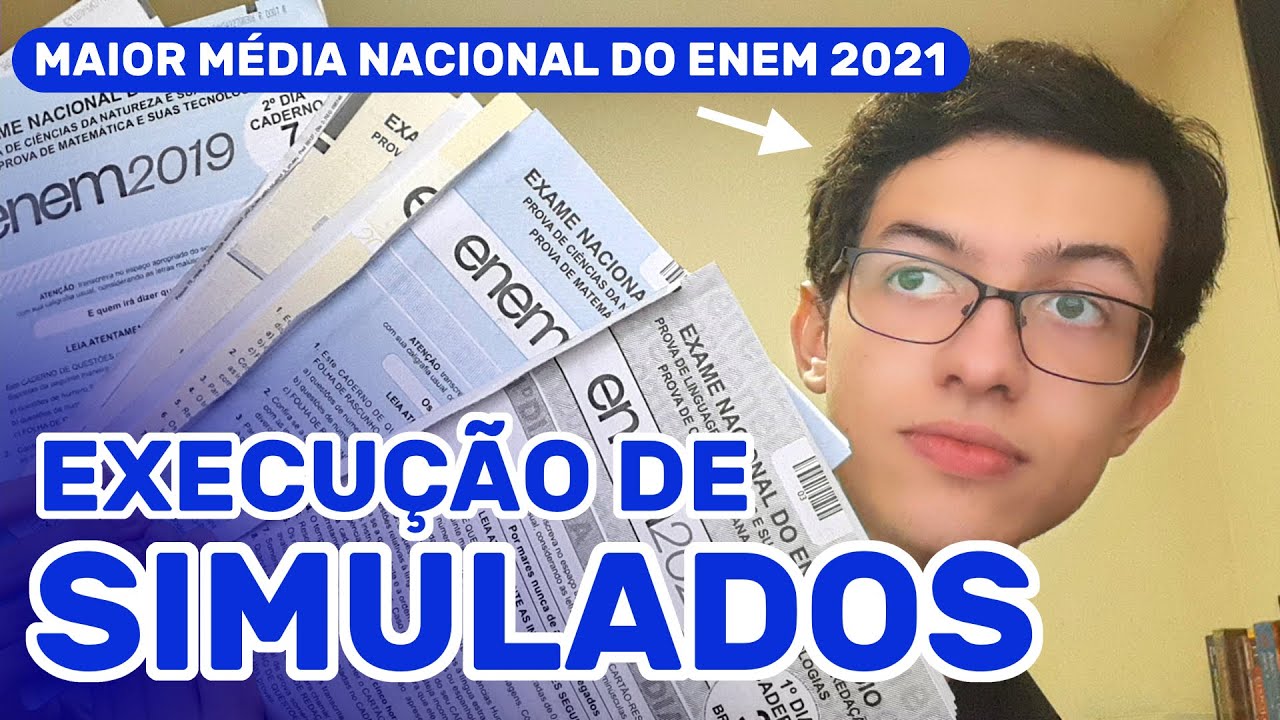 COMO FAZER SIMULADOS NA RETA FINAL DO ENEM - YouTube