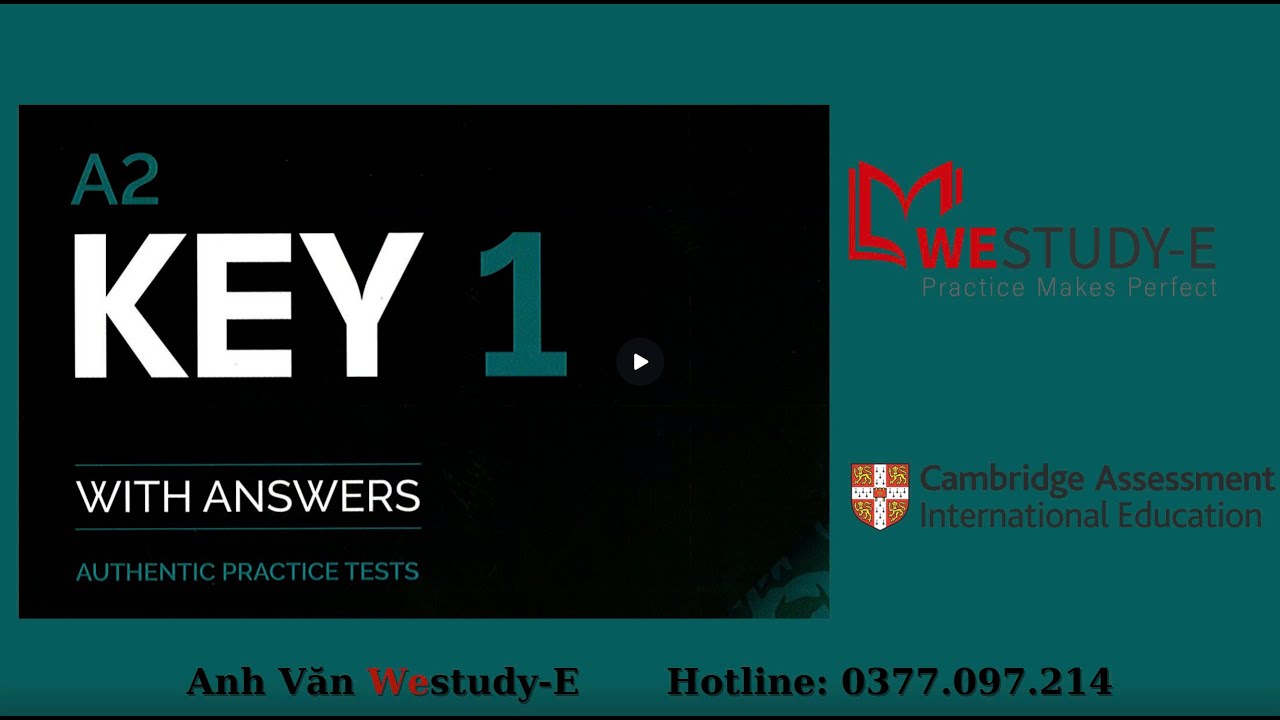 A2 KEY 1 2020 - Listening Test 2 - YouTube