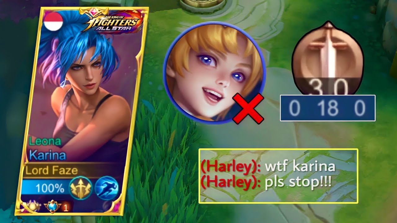 DESTROYING HARLEY CORE🔥 KARINA BEST BUILD 2022 - YouTube